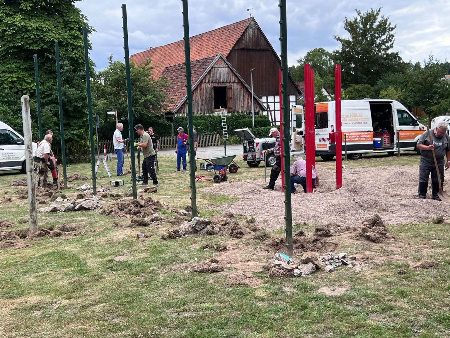 Timeline des Dorfgemeinschaftshauses - Zieglerverein Selbeck